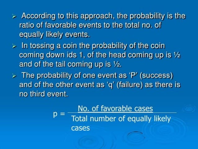 Basics of probability 9 | PPT