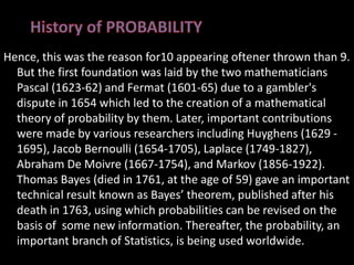 Basics of probability 9 | PPTX