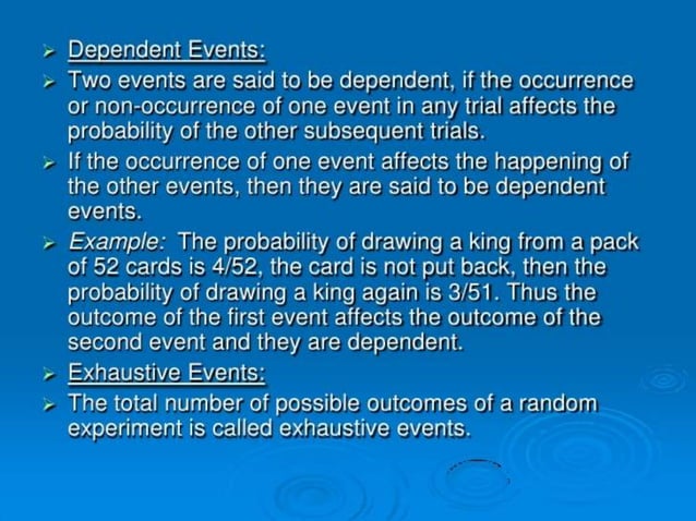 Basics of probability 9 | PPT