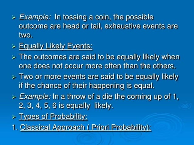 Basics of probability 9 | PPT