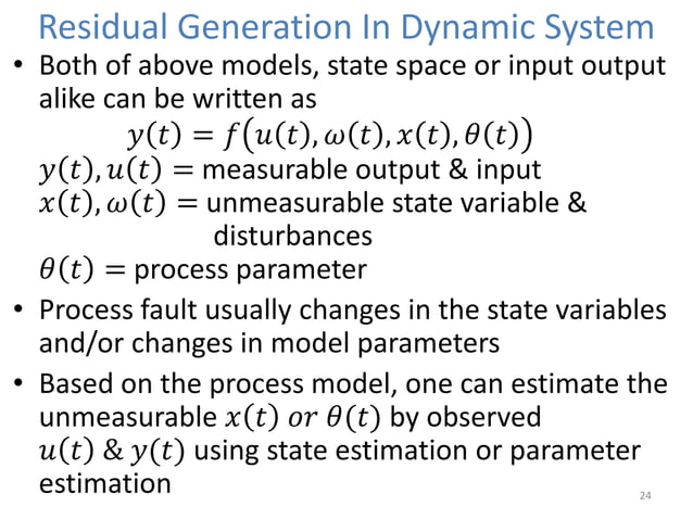 Basics Of Process Fault Detection And Diagnostics Pptx Operating Systems Computer Software