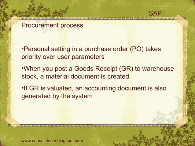 Basics Of Procurement Process | PPT