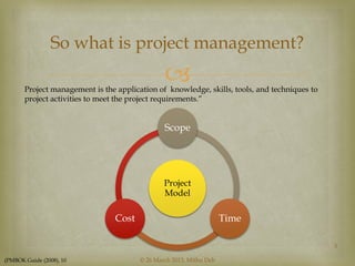 Basics of project management | PDF