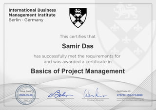 Basics of Project Management | PDF