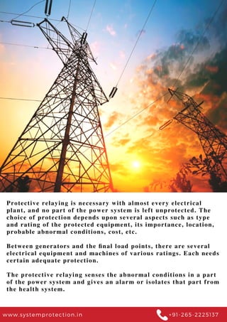 Basics of protective relaying in power system | PDF