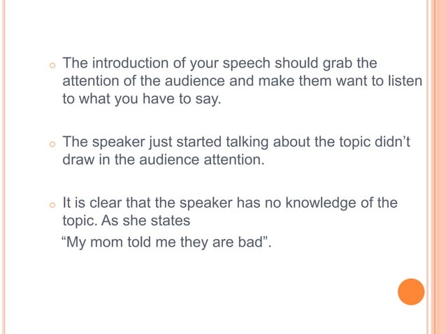 Basics of public speaking | PPTX