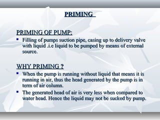 Basics of pumps | PPT | Science