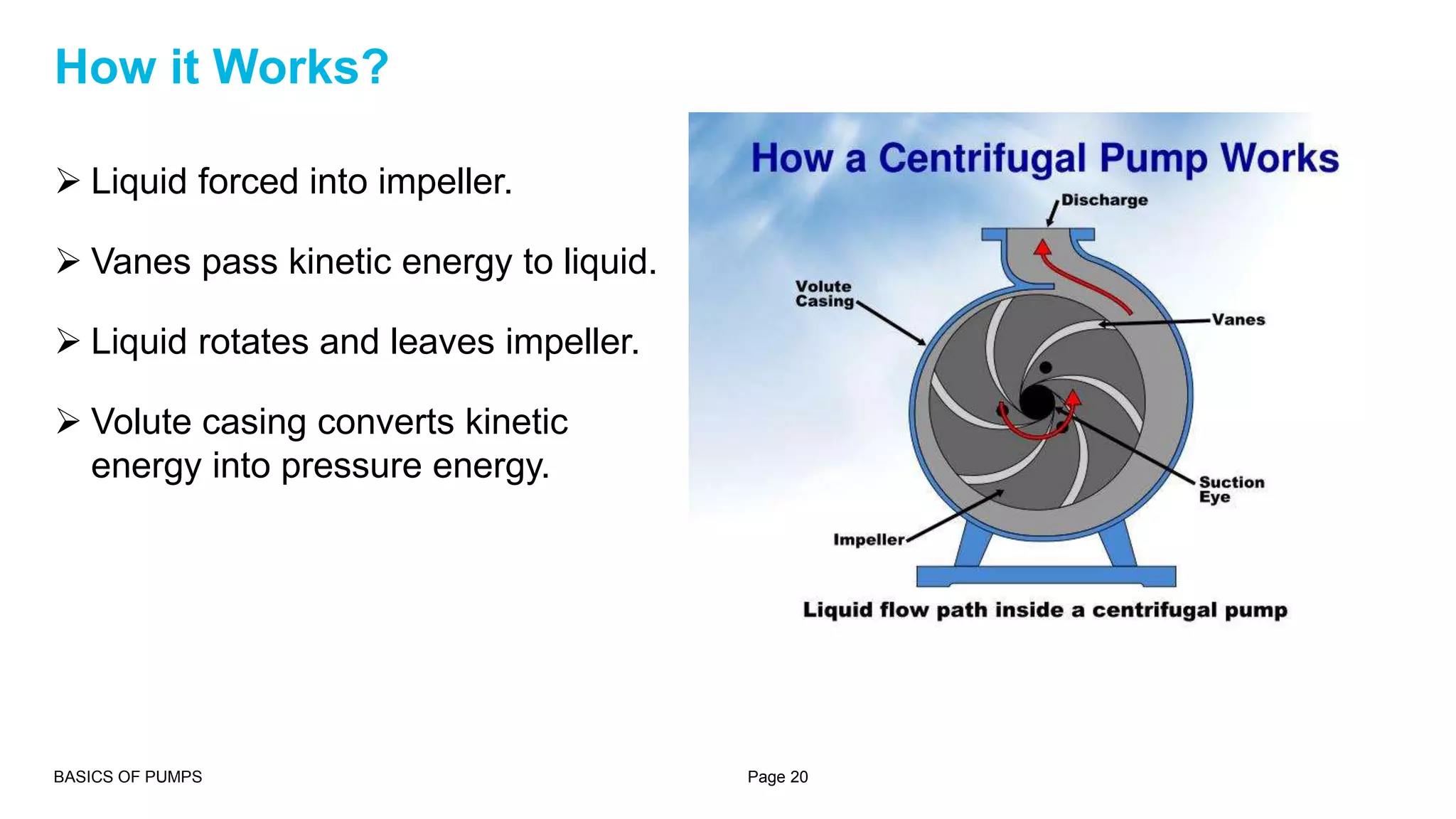 Basics of pumps | PPTX