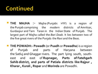 Basics of punjab | PPT