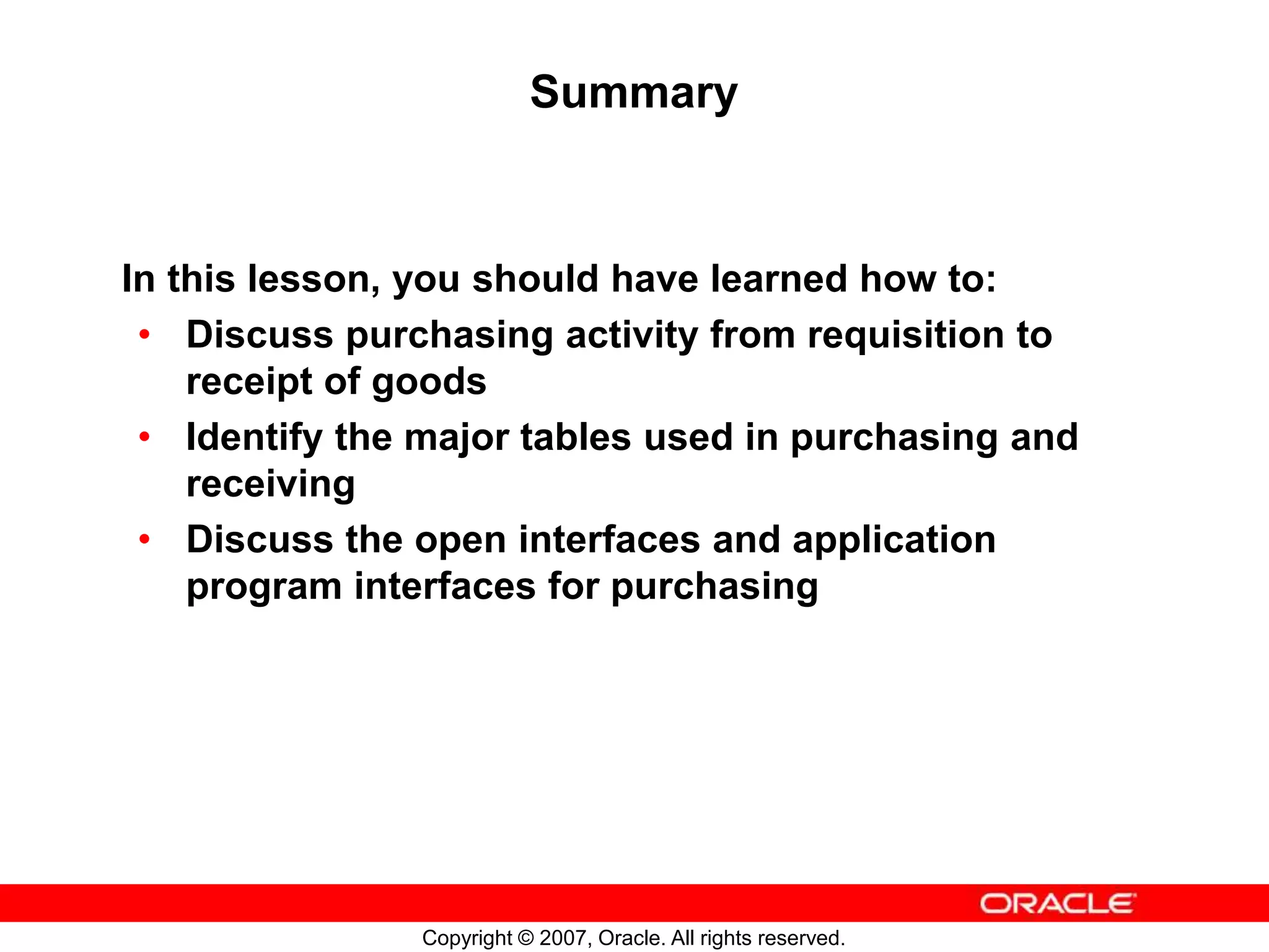 Basics of Oracle Purchasing | PPT