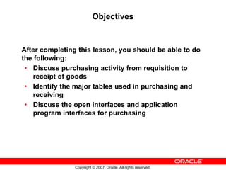 Basics of Oracle Purchasing | PPT