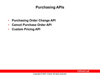Basics of Oracle Purchasing | PPT