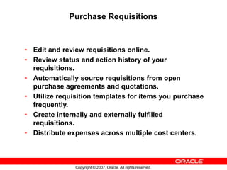 Basics of Oracle Purchasing | PPT