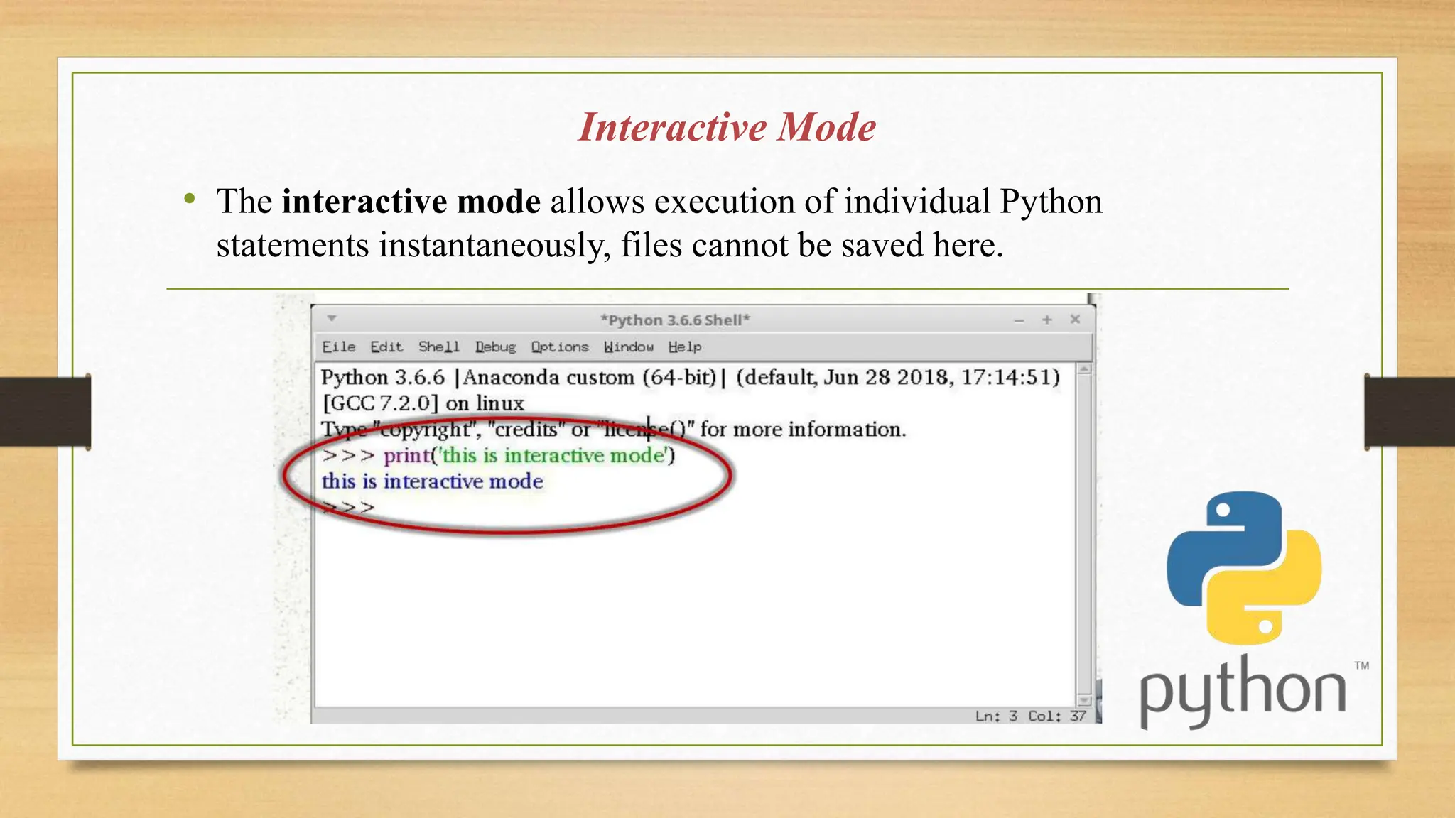 BASICS OF PYTHON usefull for the student who would like to learn on ...