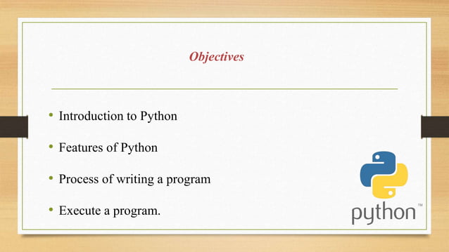 BASICS OF PYTHON usefull for the student who would like to learn on ...