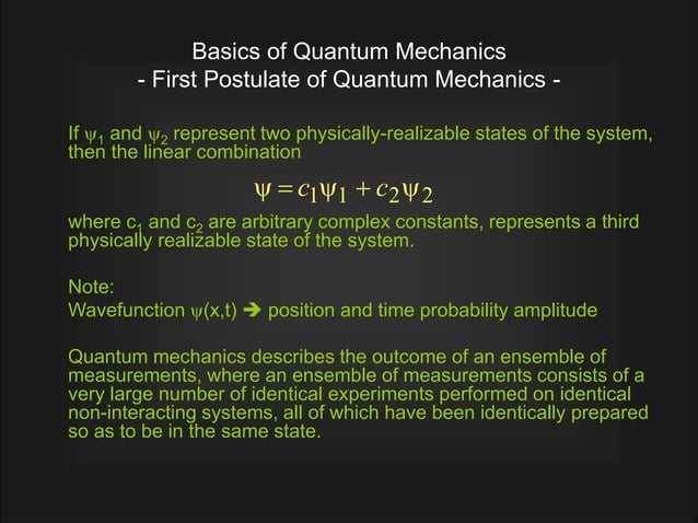 Basics of Quantum Mechanics: - Why Quantum Physics? - | PPT