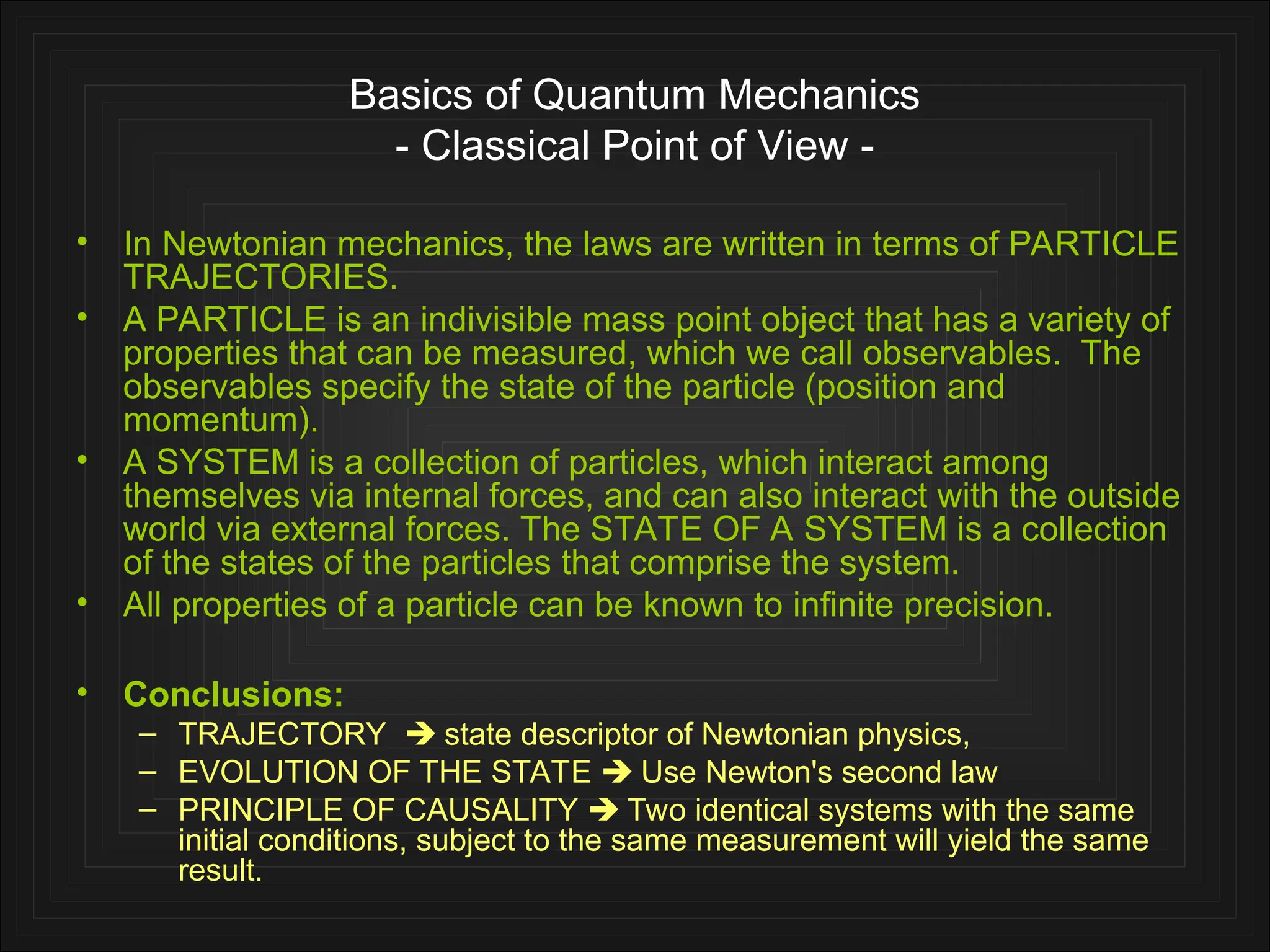 Basics Of Quantum Mechanics Ppt For Eng Ppt