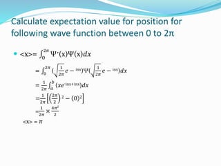 Basics of quantum mechanics | PPTX