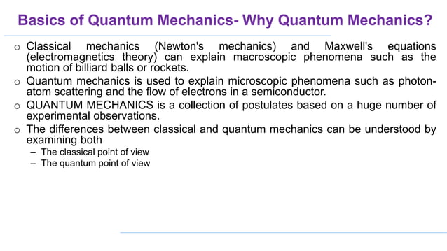 Basics of Quantum Mechanics-I.pptx
