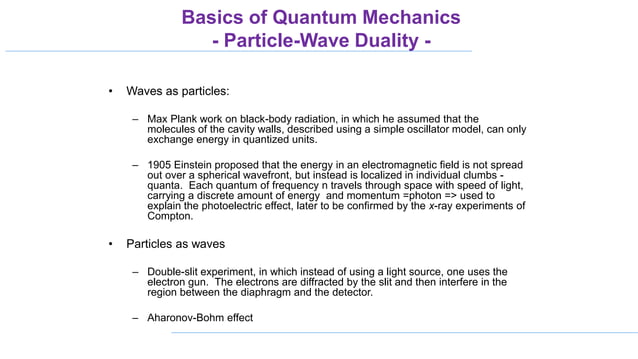 Basics of Quantum Mechanics-I.pptx