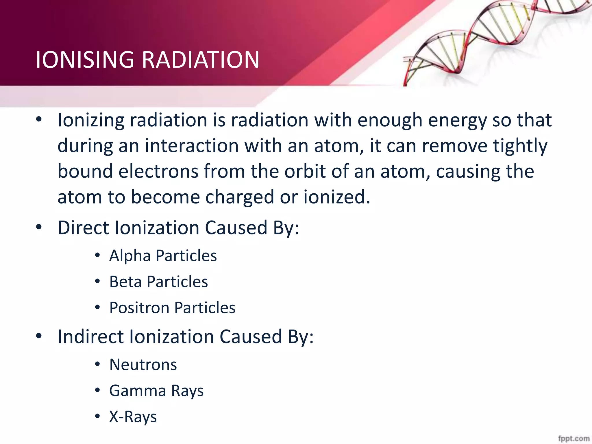 Basics of Radiation | PPTX