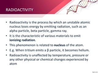 Basics of Radiation | PPTX