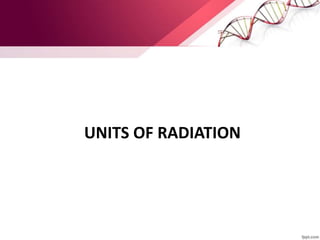 Basics of Radiation | PPTX