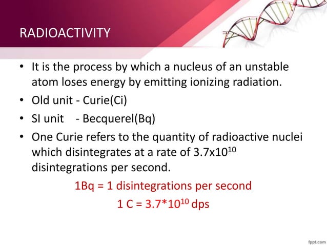 Basics of Radiation | PPTX