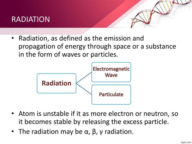 Basics of Radiation | PPTX