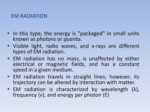 Basics of radiation and production of x rays | PPTX