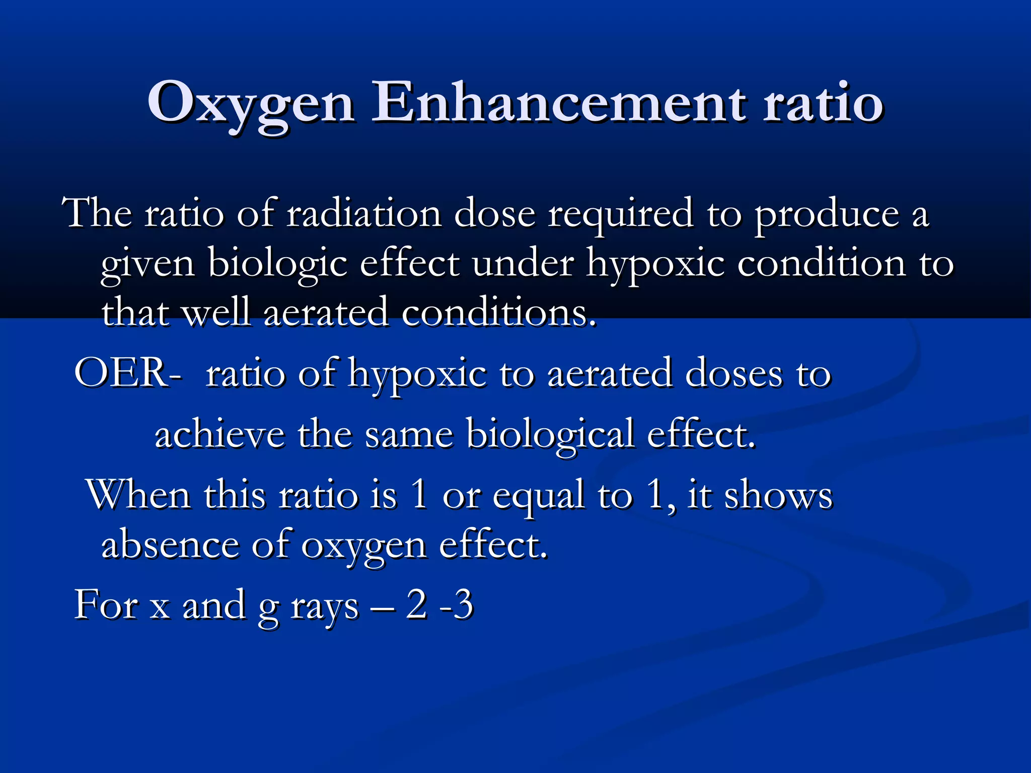 Basics of radiobiology | PPT