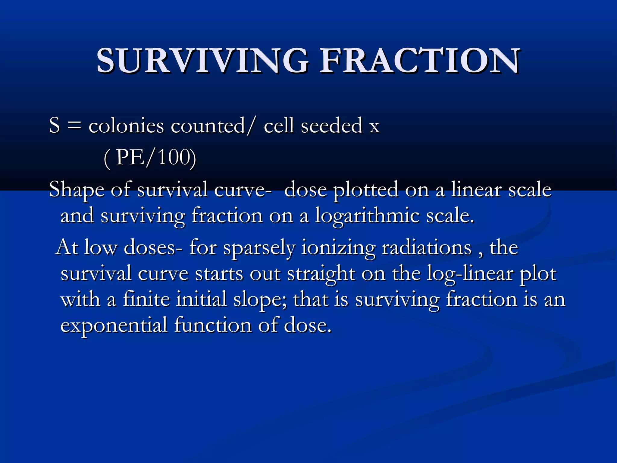 Basics of radiobiology | PPT