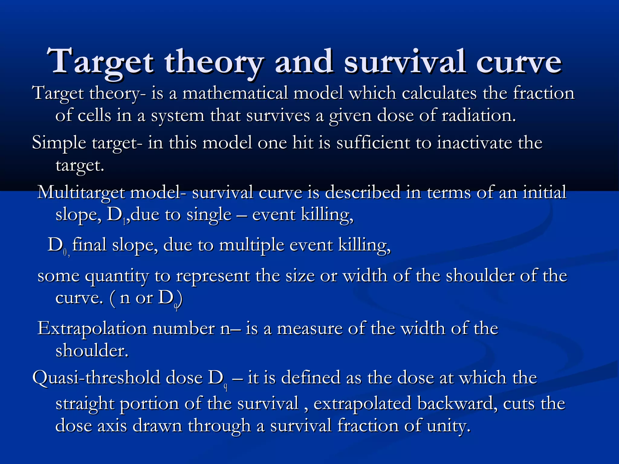 Basics of radiobiology | PPT
