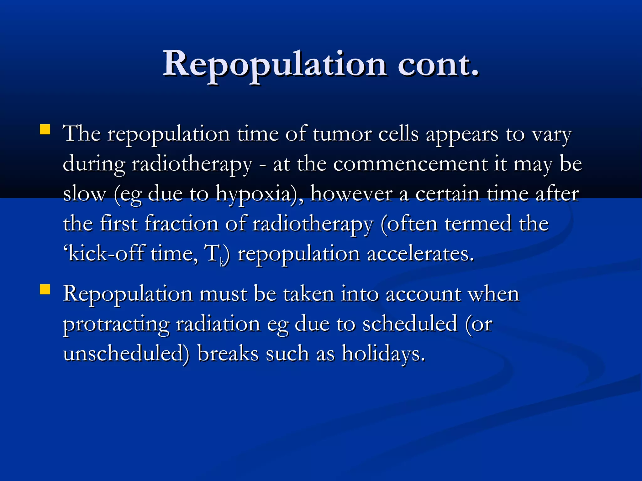 Basics of radiobiology | PPT