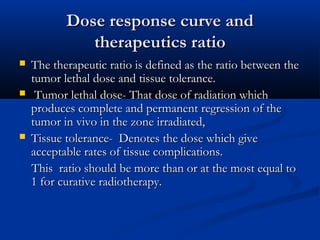 Basics of radiobiology | PPT