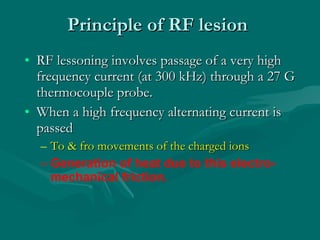 Basics of radio frequency techniques in pain management jadon.a | PPT