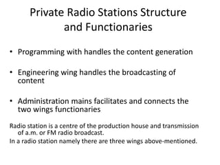 Basics of radio production | PPTX