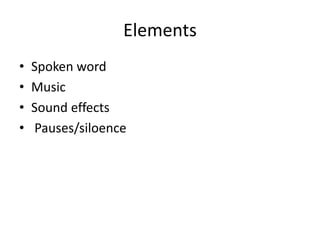 Basics of radio production | PPTX