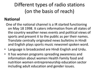 Basics of radio production | PPTX