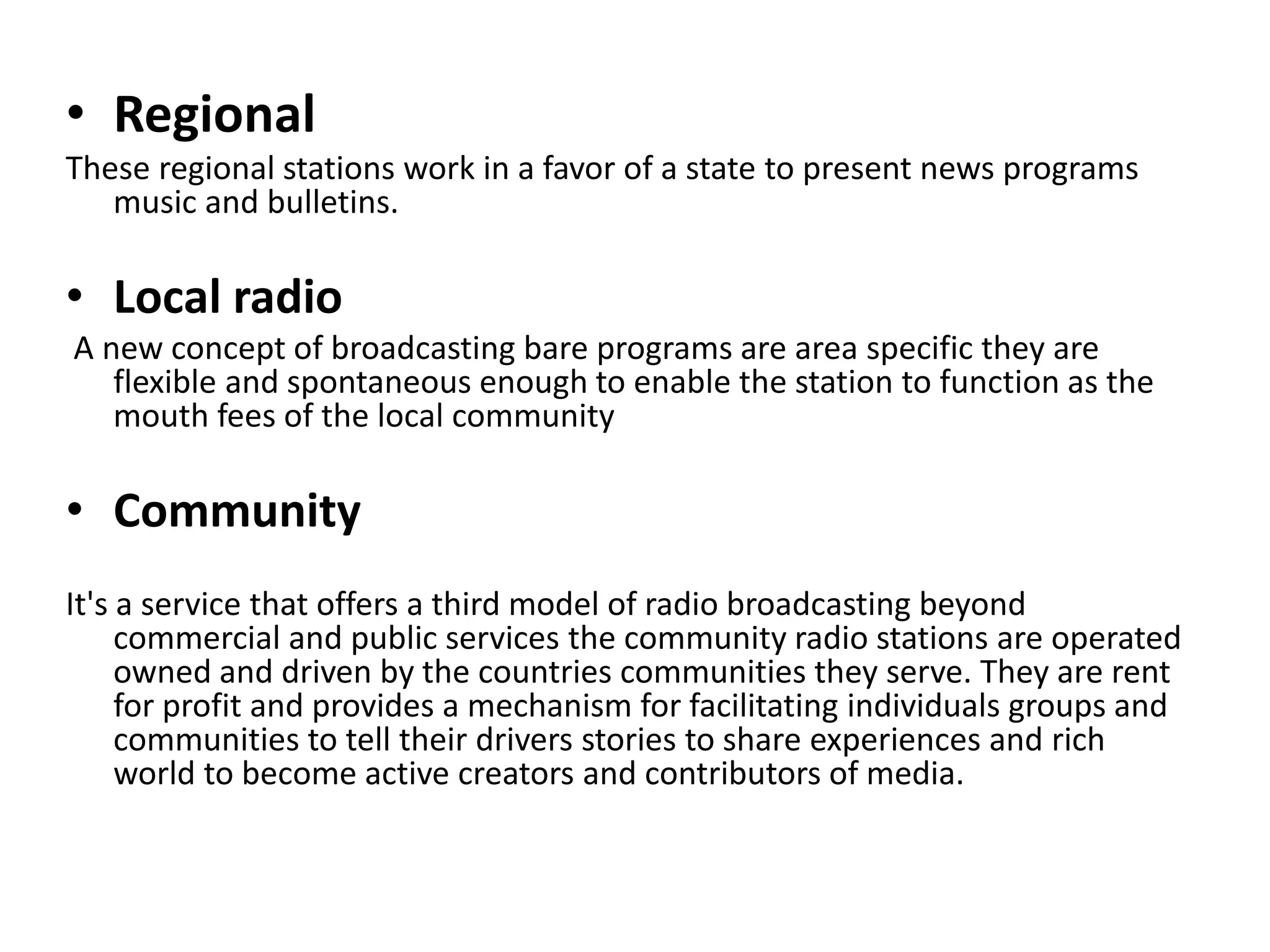 Basics of radio production | PPTX | College Radio | Music