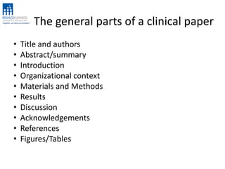 Basics of reading clinical papers | PDF | Medical Health