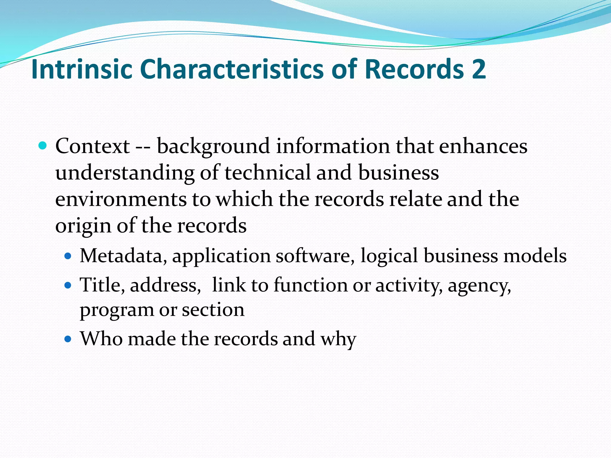 Basics of records management | PPTX