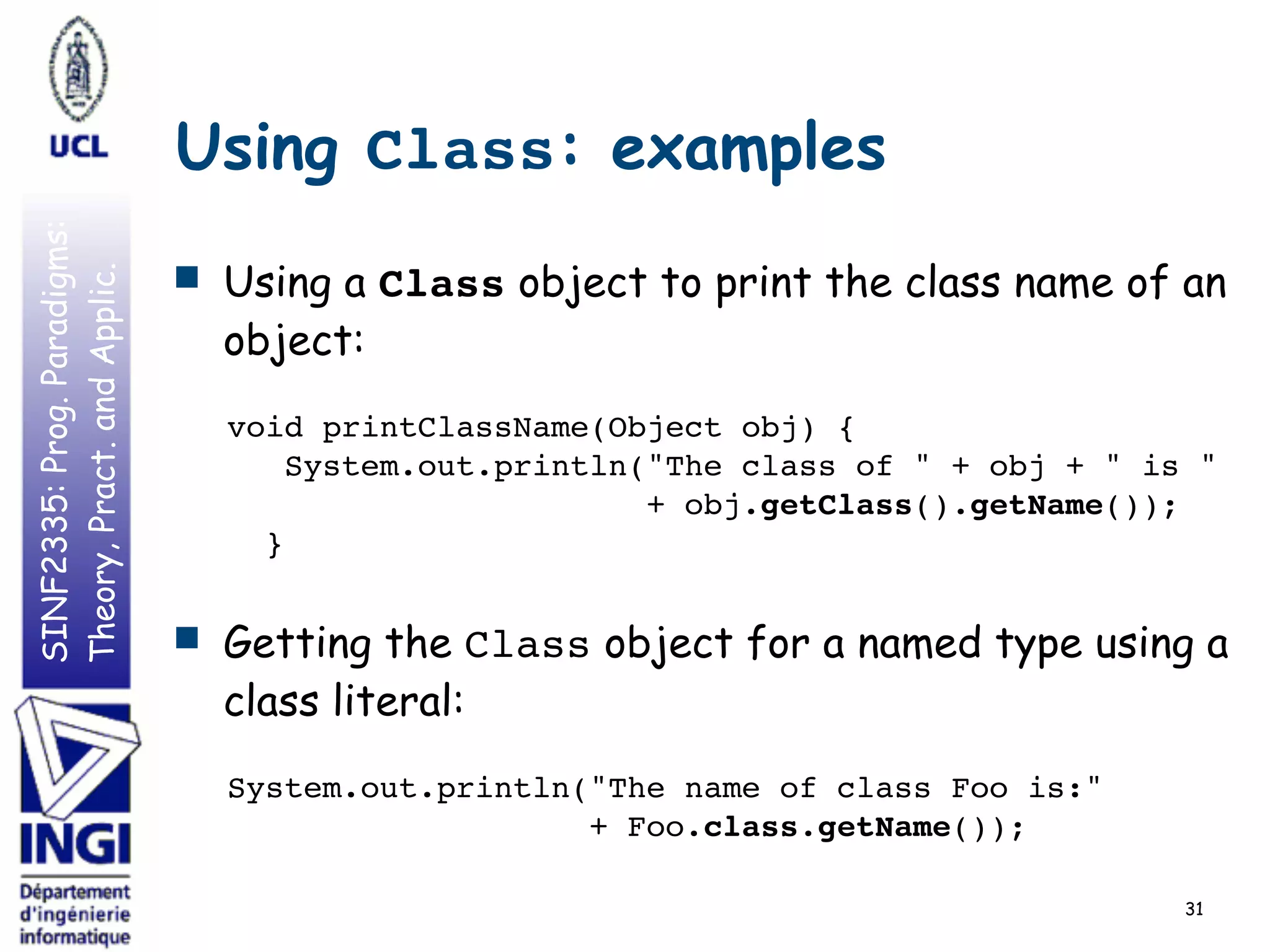Basics of reflection in java | PDF