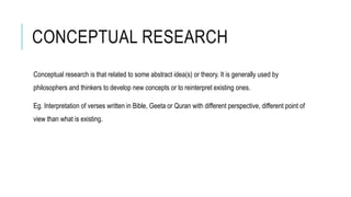 Basics of research | PPT