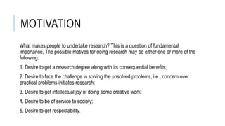 Basics of research | PPT