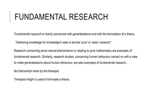 Basics of research | PPT