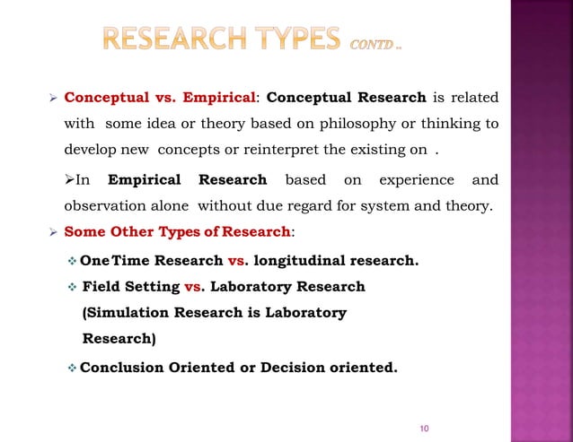 Basics of research in research methodology | PPT