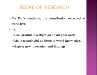 Basics of research in research methodology | PPTX | Science