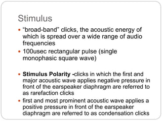 Basics of rnst,vep ,baer and emg | PPT
