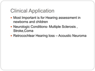 Basics of rnst,vep ,baer and emg | PPT